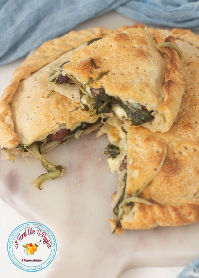 Pizza di scarola alla pugliese senza uvetta e pinoli - Il Food Che Ti ...